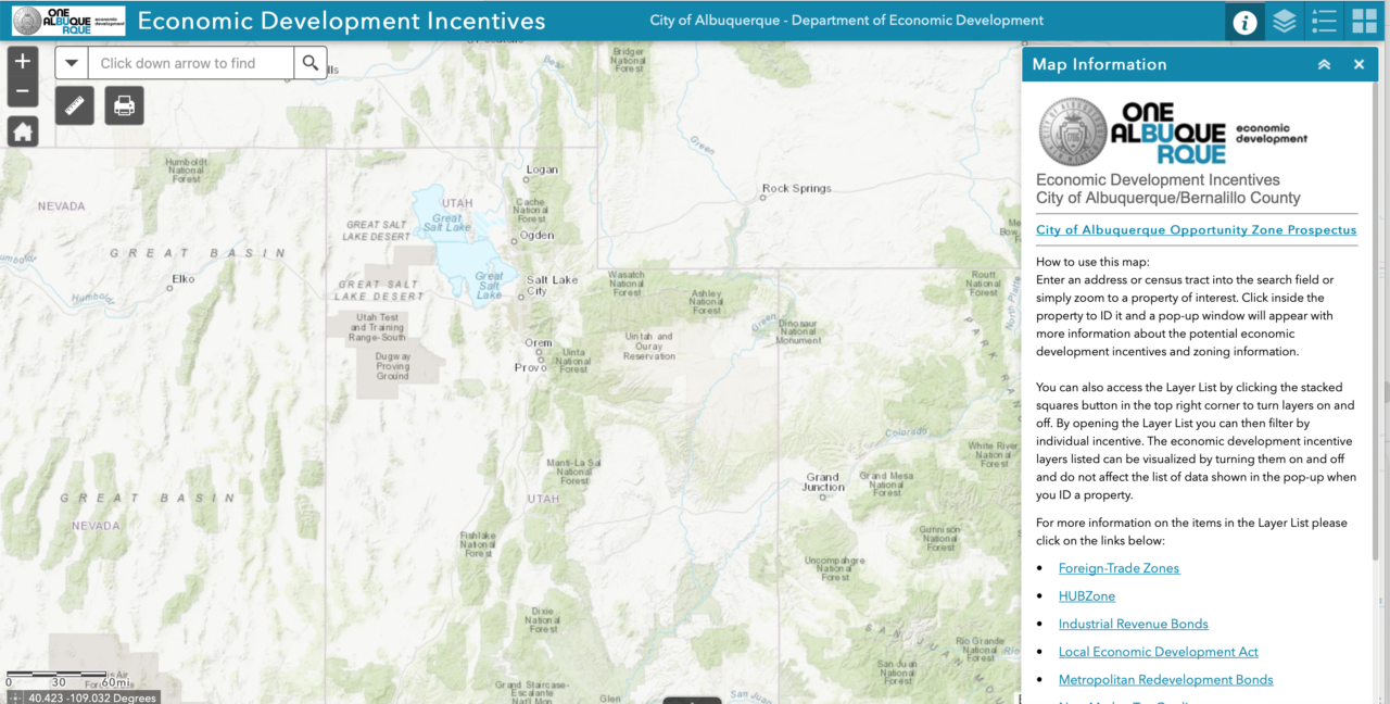 Opportunity Zones | ABQ Economic Development